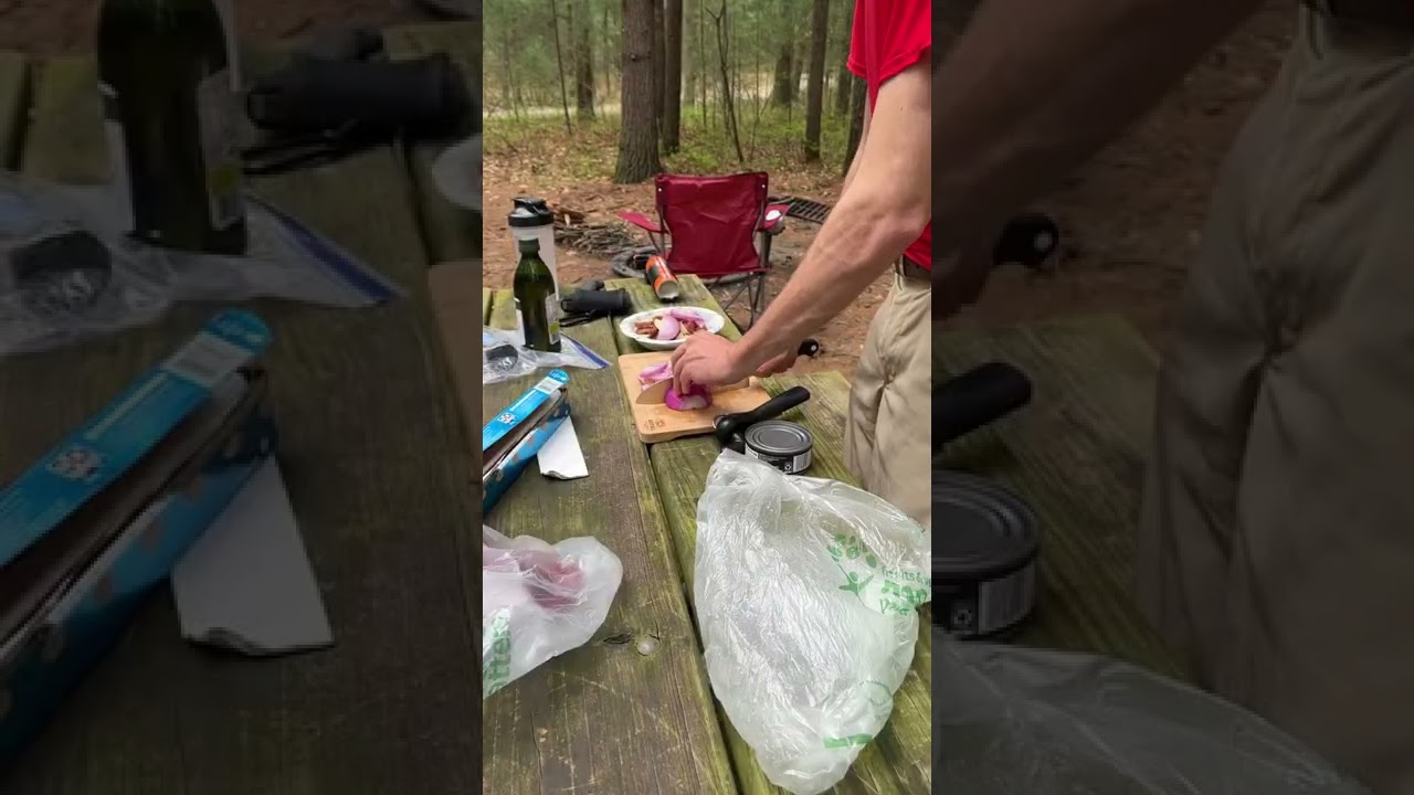 Hobo dinner in a National Forest ! - YouTube