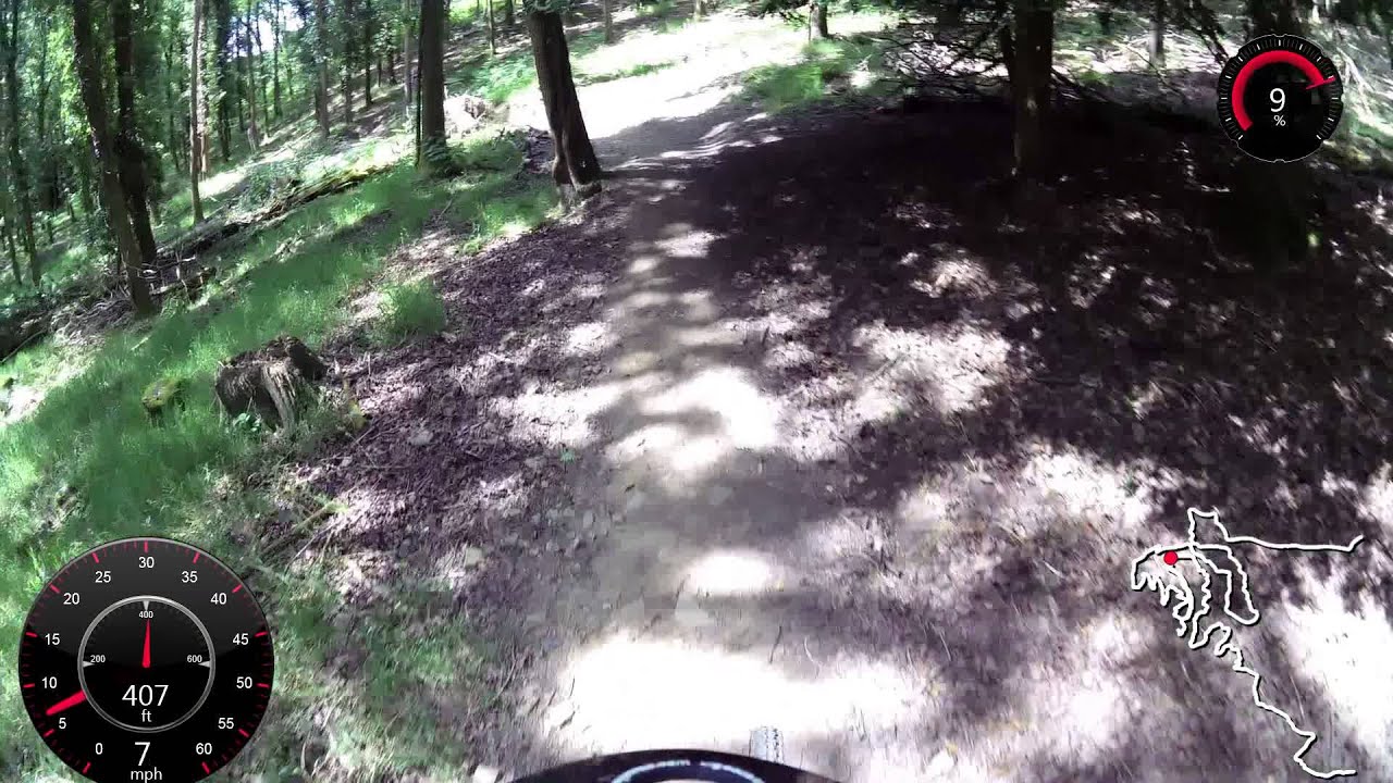 Forest of Dean Freeminers Red Mountain Bike Trail - YouTube