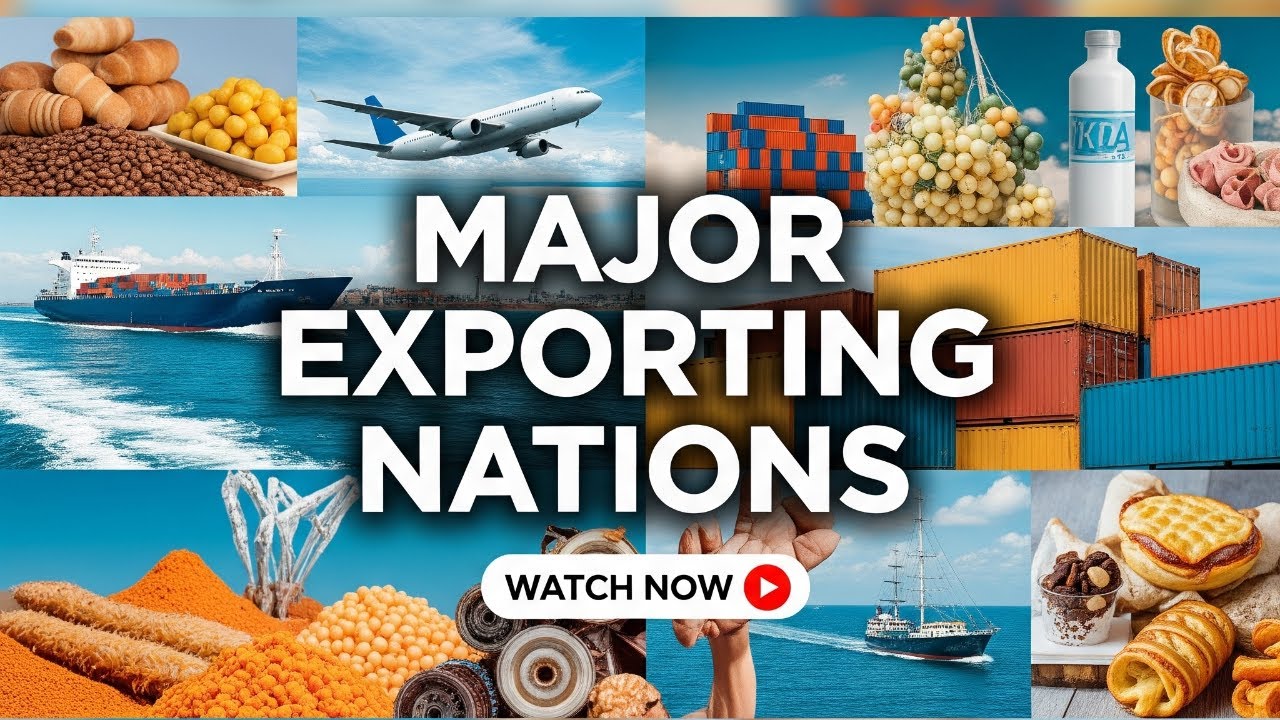 Countries With Most Exports (Top 100 Major Exporting Economies). - YouTube