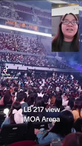 Here's what it looks like at MOA Arena Lower Box (217) at # ...