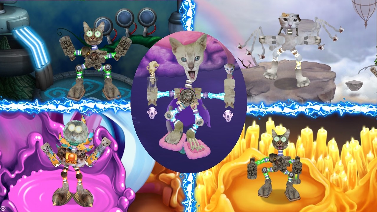 ALL WUBBOX TURNED INTO CATS | My Singing Monsters - YouTube