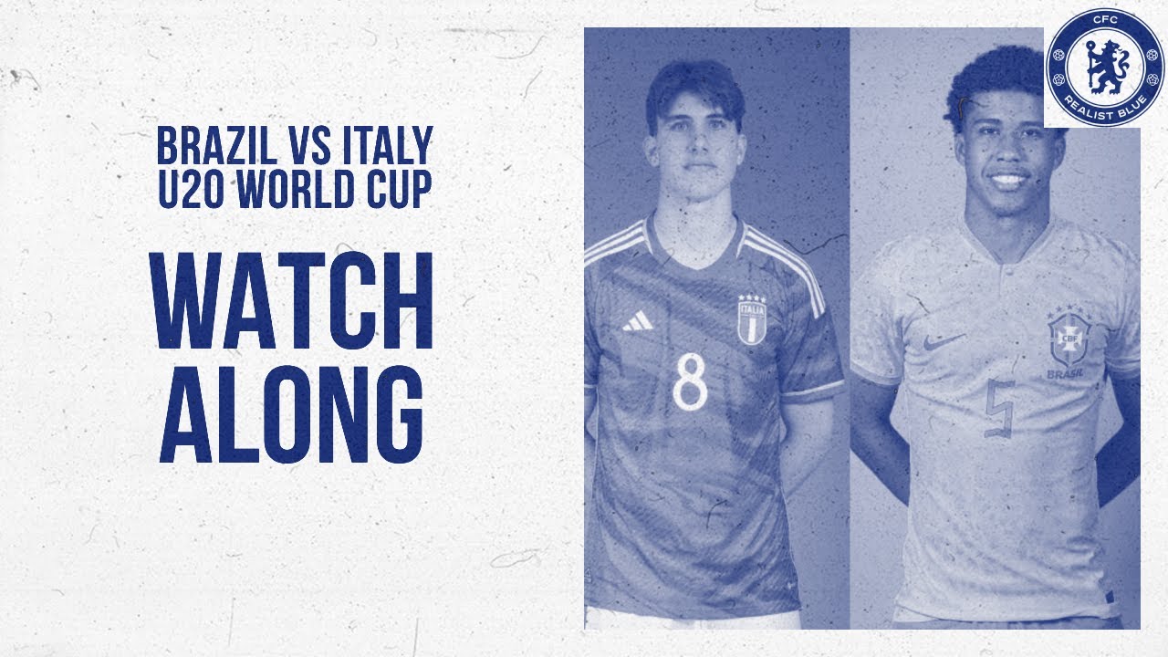 BRAZIL U20 VS ITALY U20 || WATCHALONG || TEAM NEWS, REACTION ...
