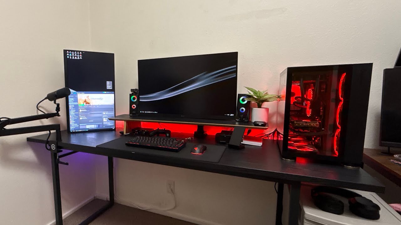 Work From Home & Gaming Setup - YouTube