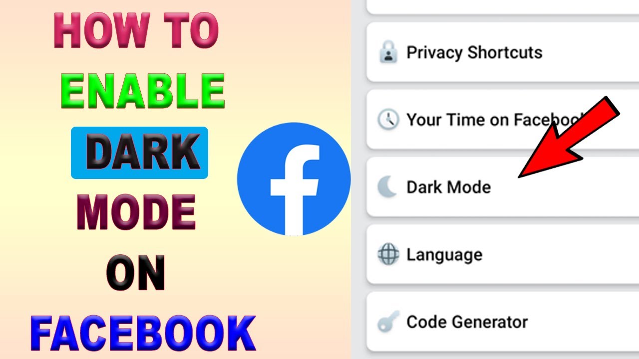 How to use Facebook Dark Mode I Facebook Tips & Tricks | Facebook मे ...