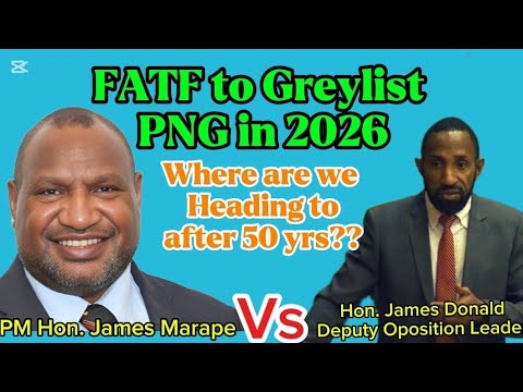 Hon. James Marape Vs Hon. James Donald - YouTube