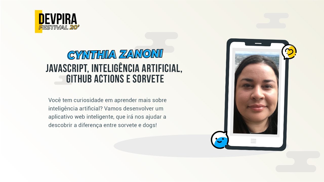 [Backend] JavaScript, Inteligência Artificial, GitHub Actions e sorvete - Cynthia Zanoni - YouTube
