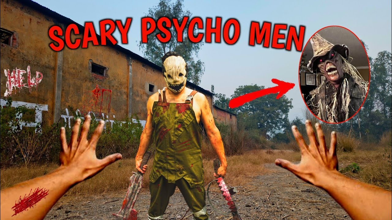 Scary psycho man। Horror POV video। Psycho killer short film। Real life ...