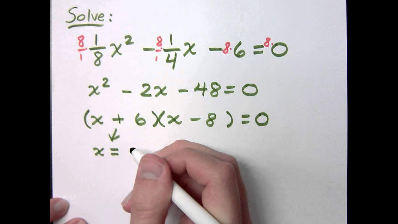 intermediate algebra 78 - YouTube