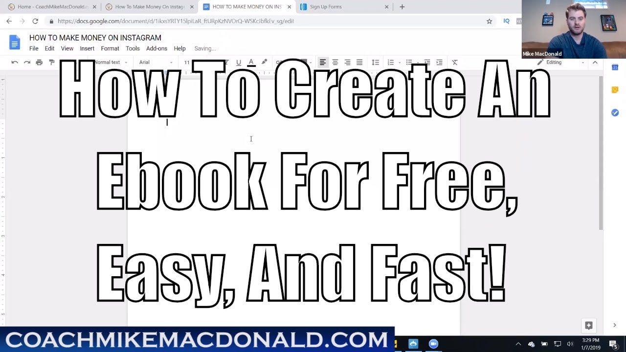 How To Create An Ebook For Free (Step-By-Step Tutorial) - YouTube