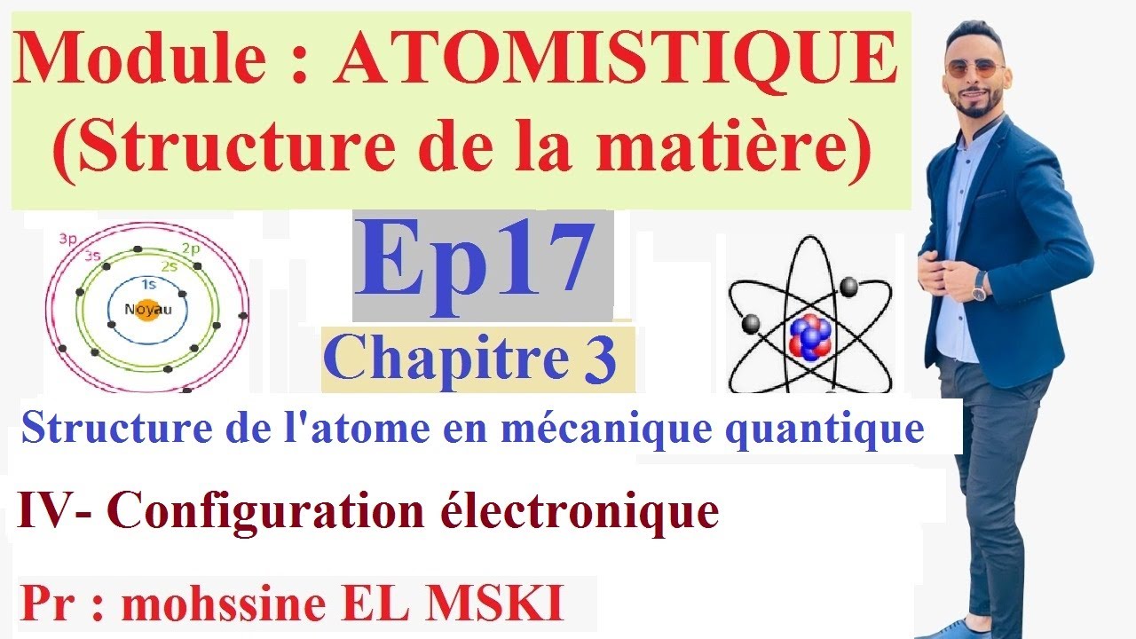 Atomistique structure de l’atome en mécanique quantique part 5 - YouTube