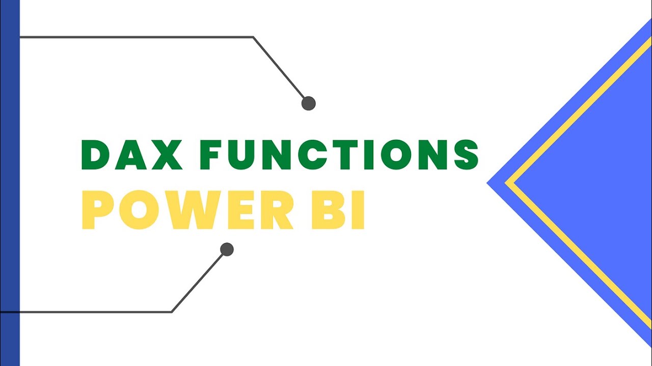 Dax Formulas Part 2 (Adeyemo Gbenga) - YouTube