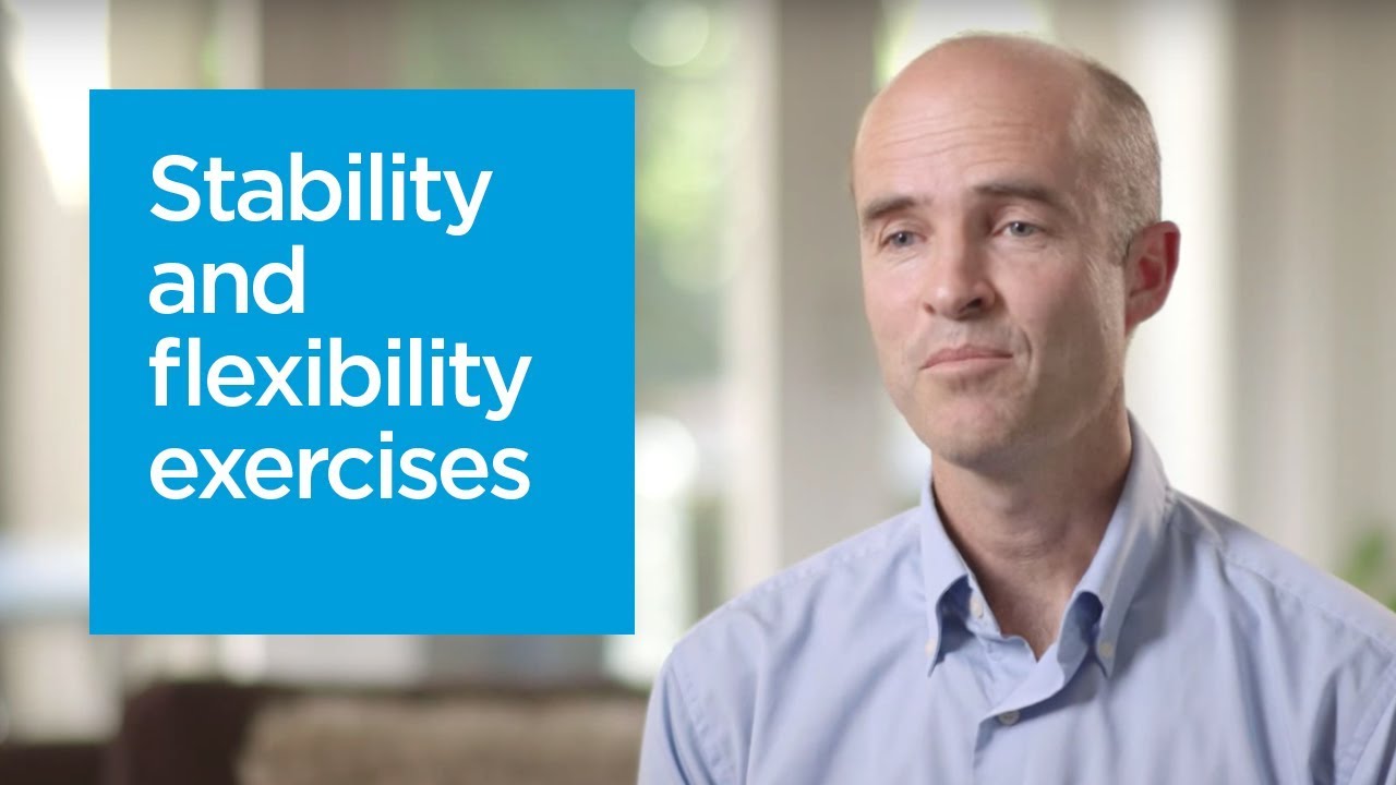 Easy exercises for stability and flexibility - YouTube