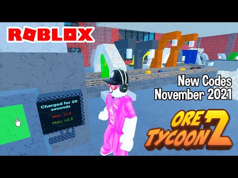 Roblox Ore Tycoon 2 -New Codes November 2021