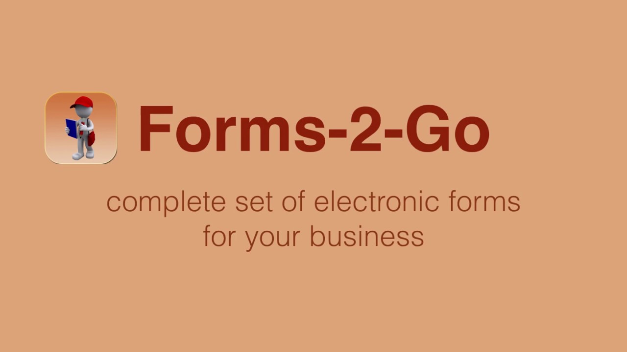 Forms-2-Go app preview - iPad - YouTube