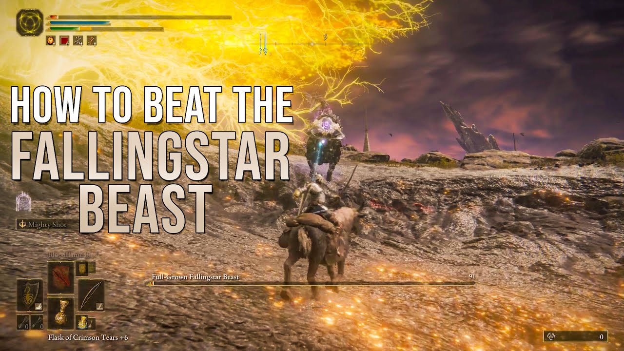 How To BEAT The Fallingstar Beast in ELDEN RING! - YouTube