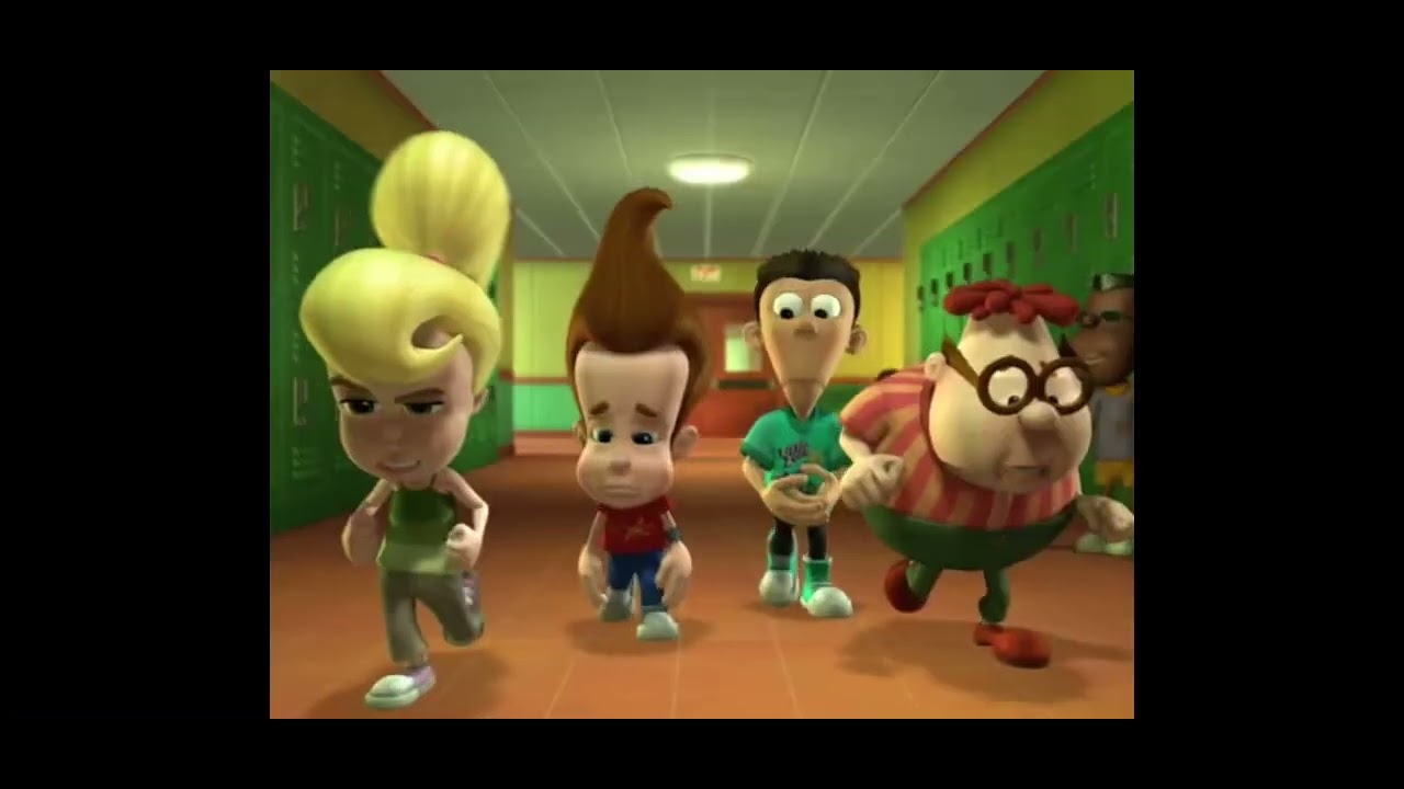 The Adventures of Jimmy neutron boy genius jimmy and Cindy sitting in ...