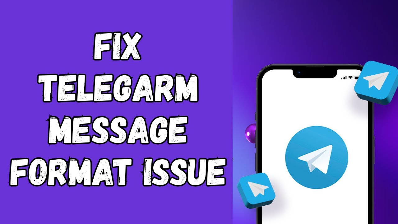 How to Fix Telegram Message Format Issue 2025? - YouTube