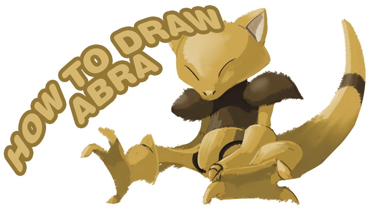 How To Draw Abra | Pokemon | Drawing Process | Entry #063 - YouTube