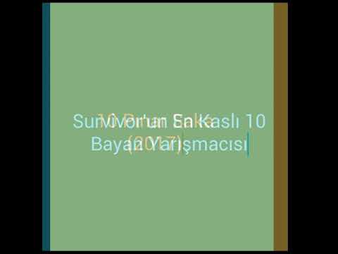 SURVİVOR'UN EN KASLI 10 BAYAN  YARIŞMACISI
