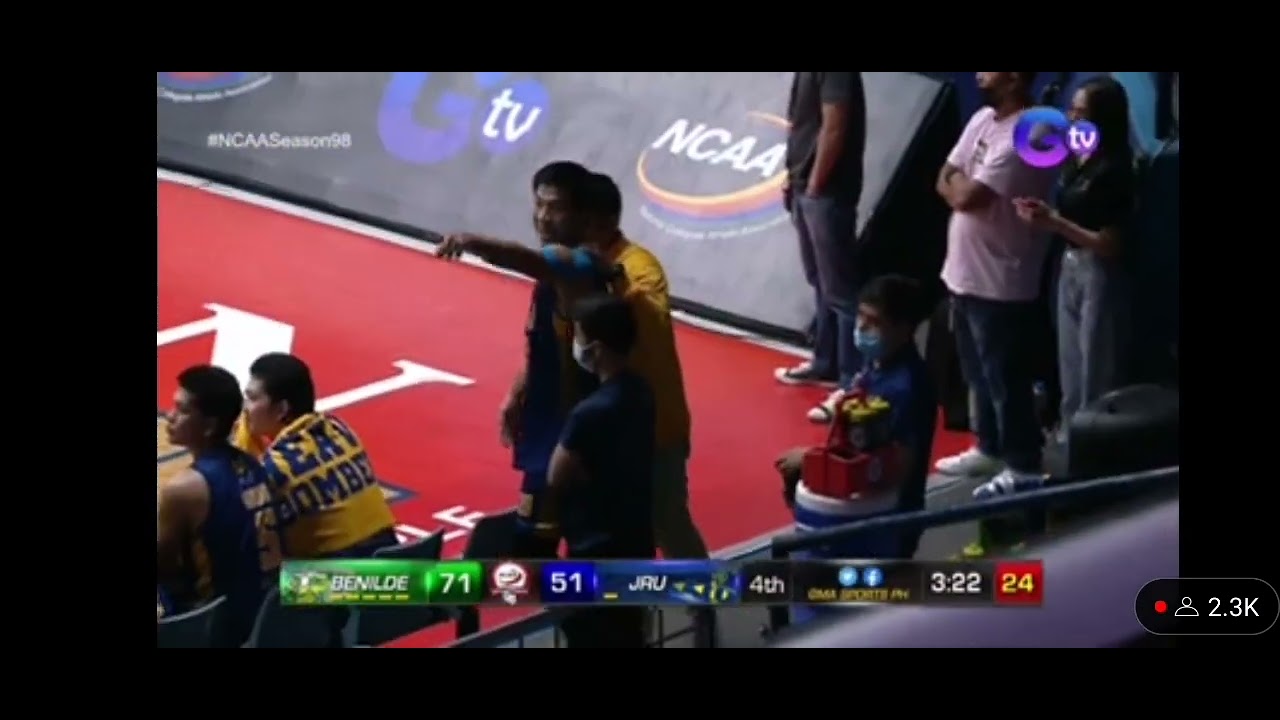 Sapakan JRU vs BENILDE isa laban sa buong team - YouTube