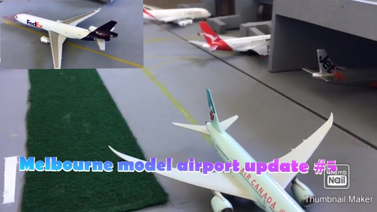 Melbourne model airport update #5 - YouTube