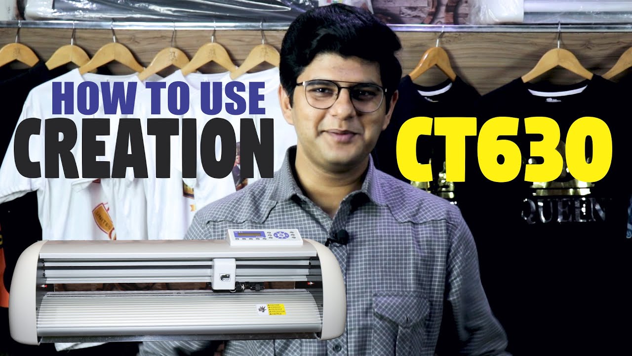 Creation CT630 Vinyl Cutter | Pcut ct630 | How to Use Creation CT630 ...