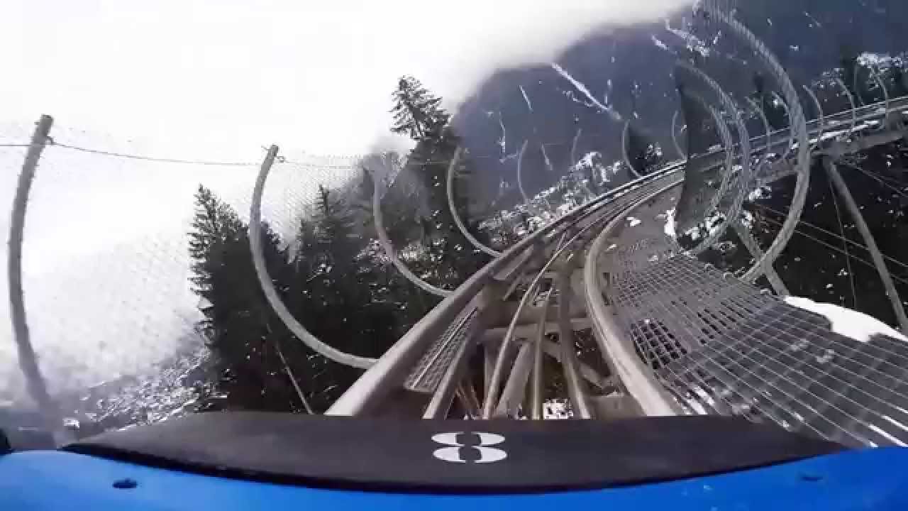 Luge Alpine Coaster de Chamonix Winter 2016 - YouTube