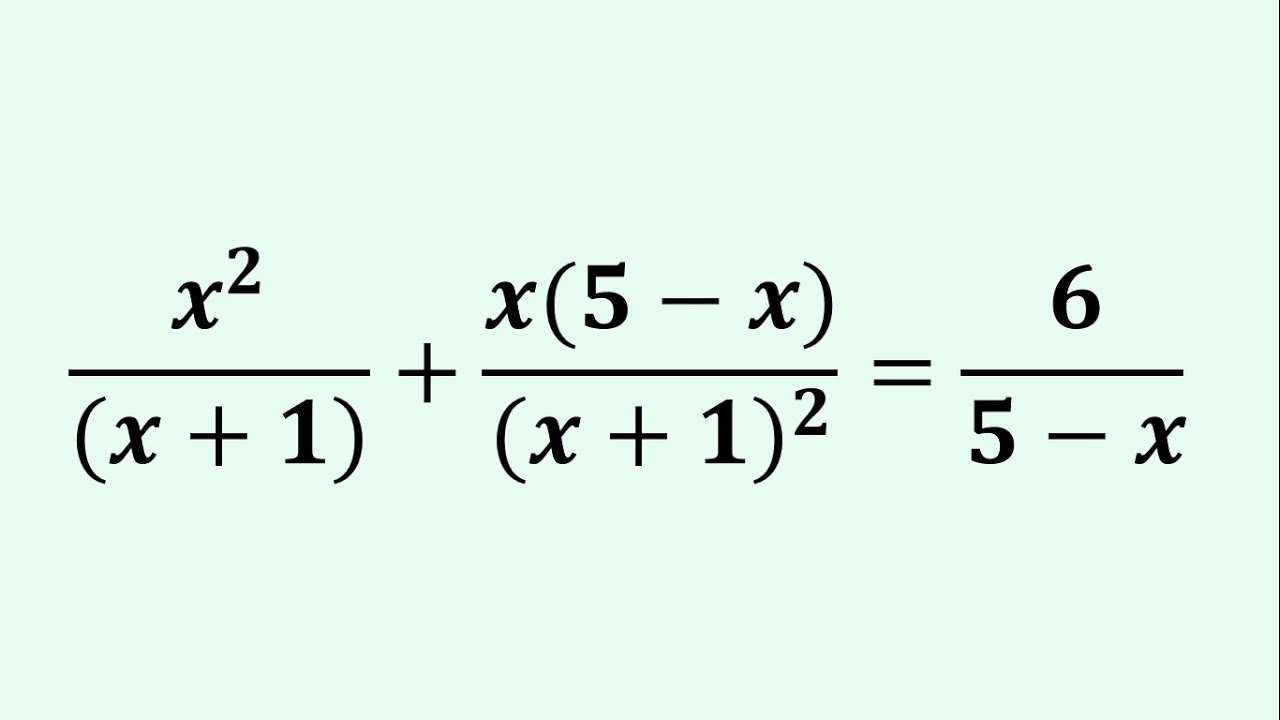 An Algebraic Equation Challenge: Two Paths to Success! - YouTube