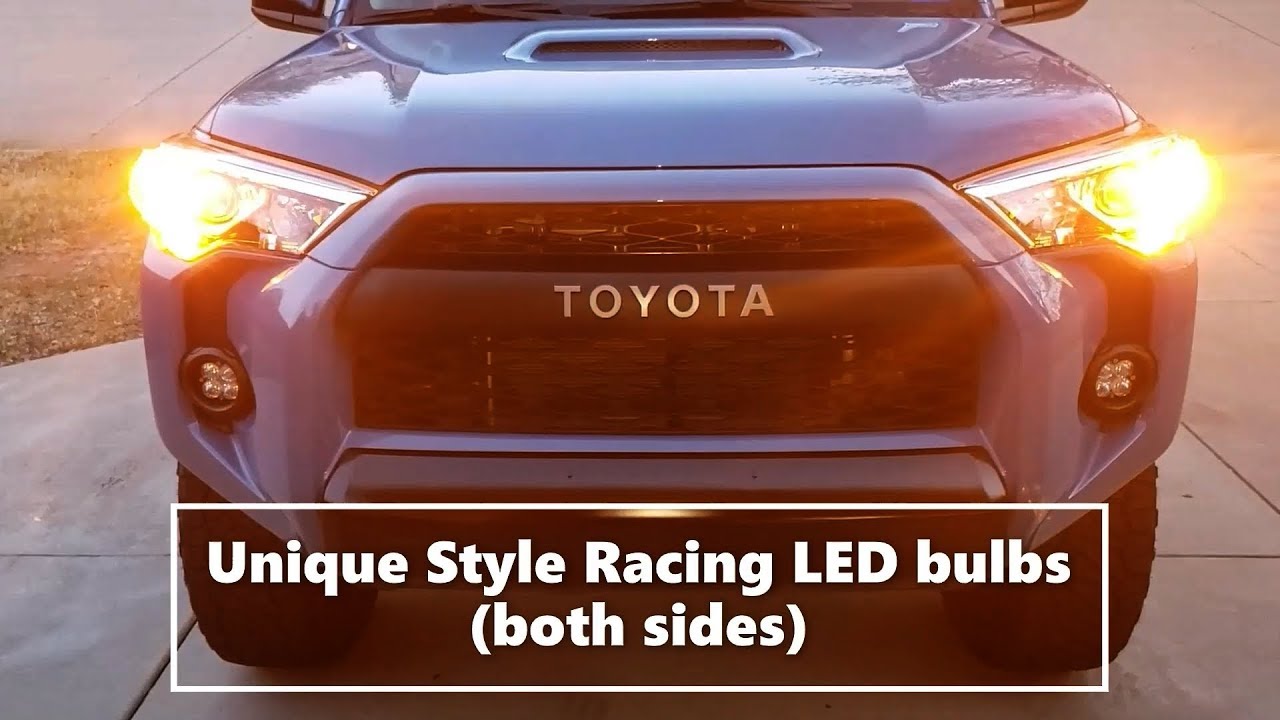 Unique Style Racing Amber LED Turn Signal Light Bulbs for 4Runner ...