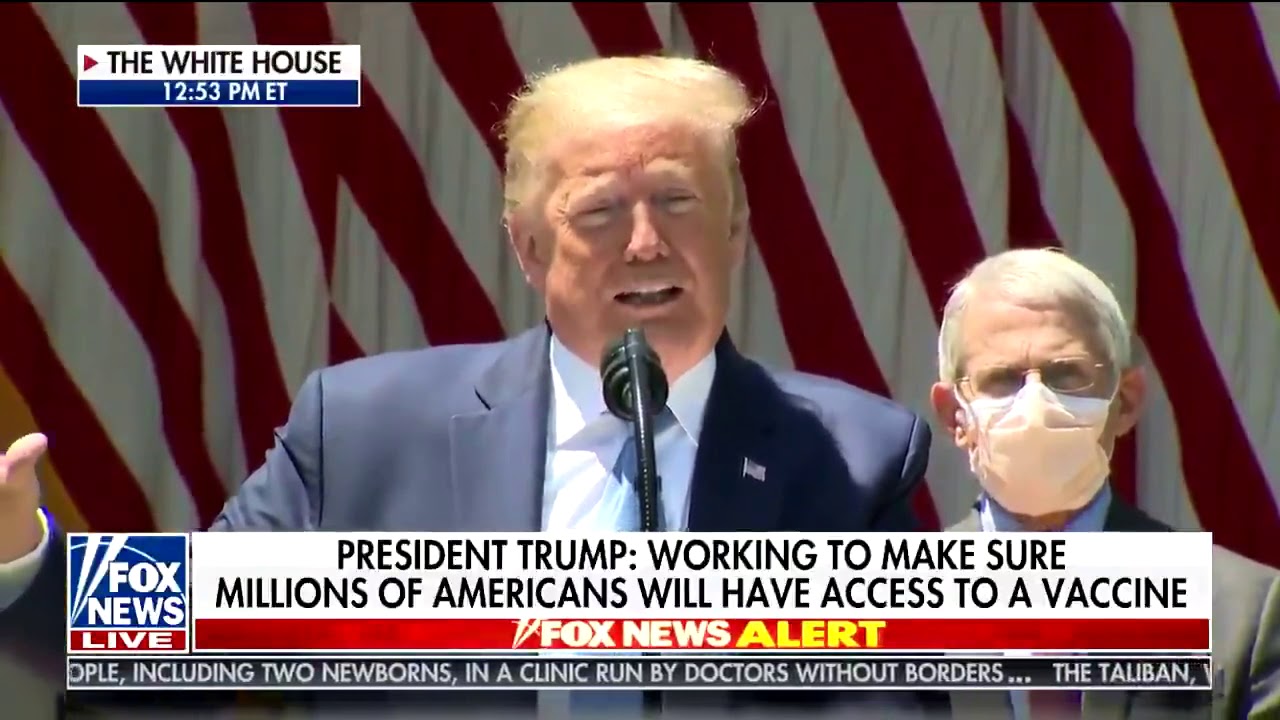 Truckers honk their horns and disrupt Trump's press conference in ...