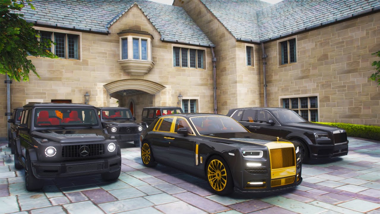 Rolls-Royce Phantom GOLD | MAFIA GANG WAR & CONVOY | GTA 5 - YouTube