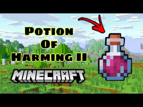 How To Make Potion Of Harming II In Minecraft | Minecraft tutorial ...