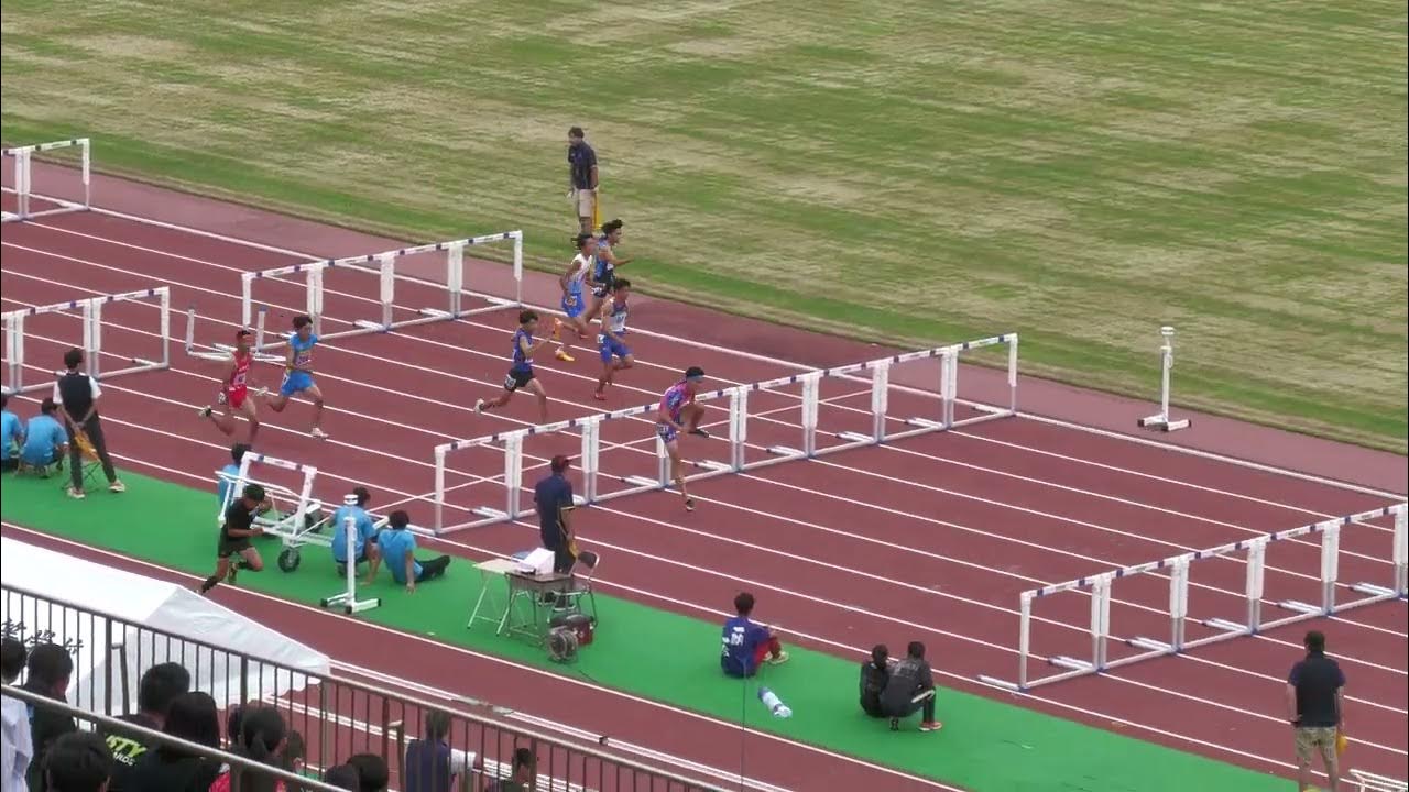 男子110mH予選2組 千葉県高校新人2024 - YouTube