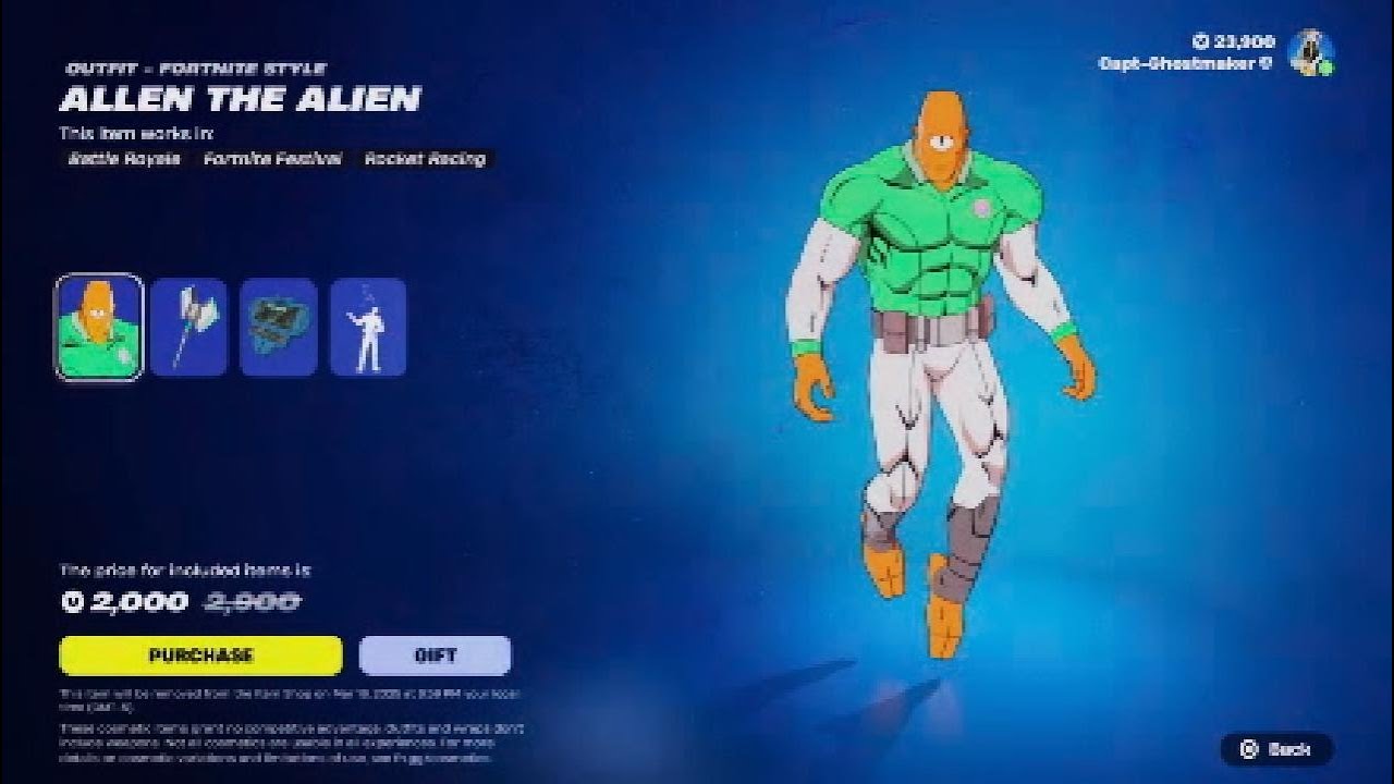 Fortnite item shop new invincible skin - YouTube