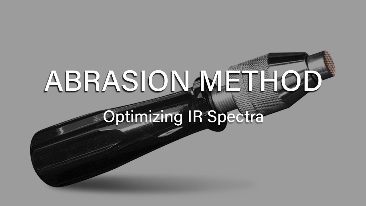 Perfecting IR spectra using the abrasion method for diffuse reflection ...