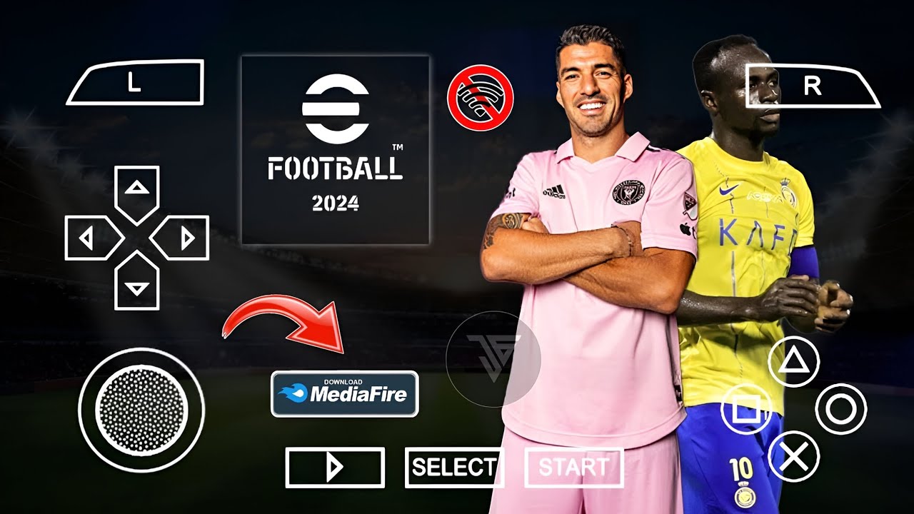 eFOOTBALL PES 24 PPSSPP V6 Android Offline Camera [PS5] New kits ...