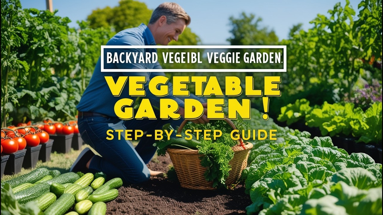 Backyard Vegetable Garden: Step-by-Step Guide to Growing Your Own ...