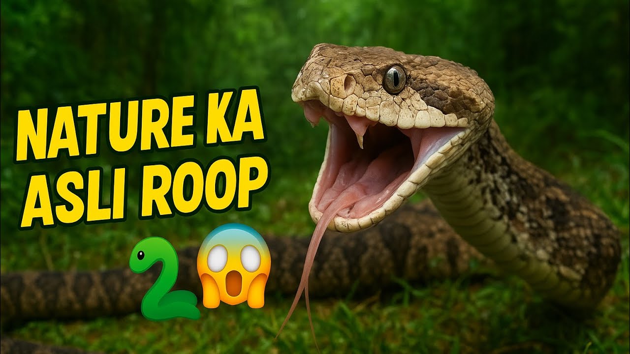 SNAKE 🐍 NATURE KA ROOP 😱😱|| #NatureKaAsliRoop#SnakeInNature# ...