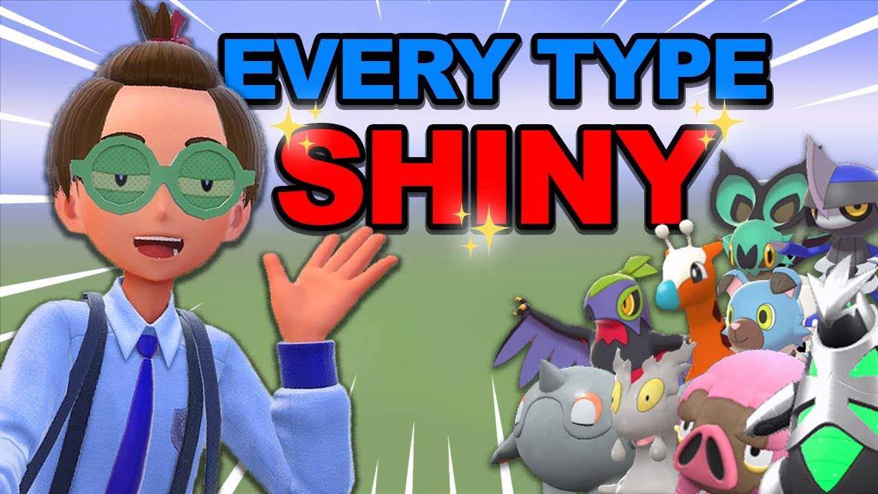 Catching Every Type of Shiny Pokemon in Pokemon Violet - YouTube