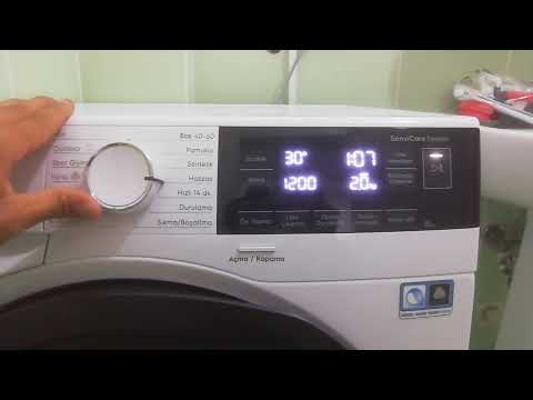electrolux EW6F3146BEB çamaşır makinesi kullanım talimatı Ew8f229st aynı ara yüze sahip