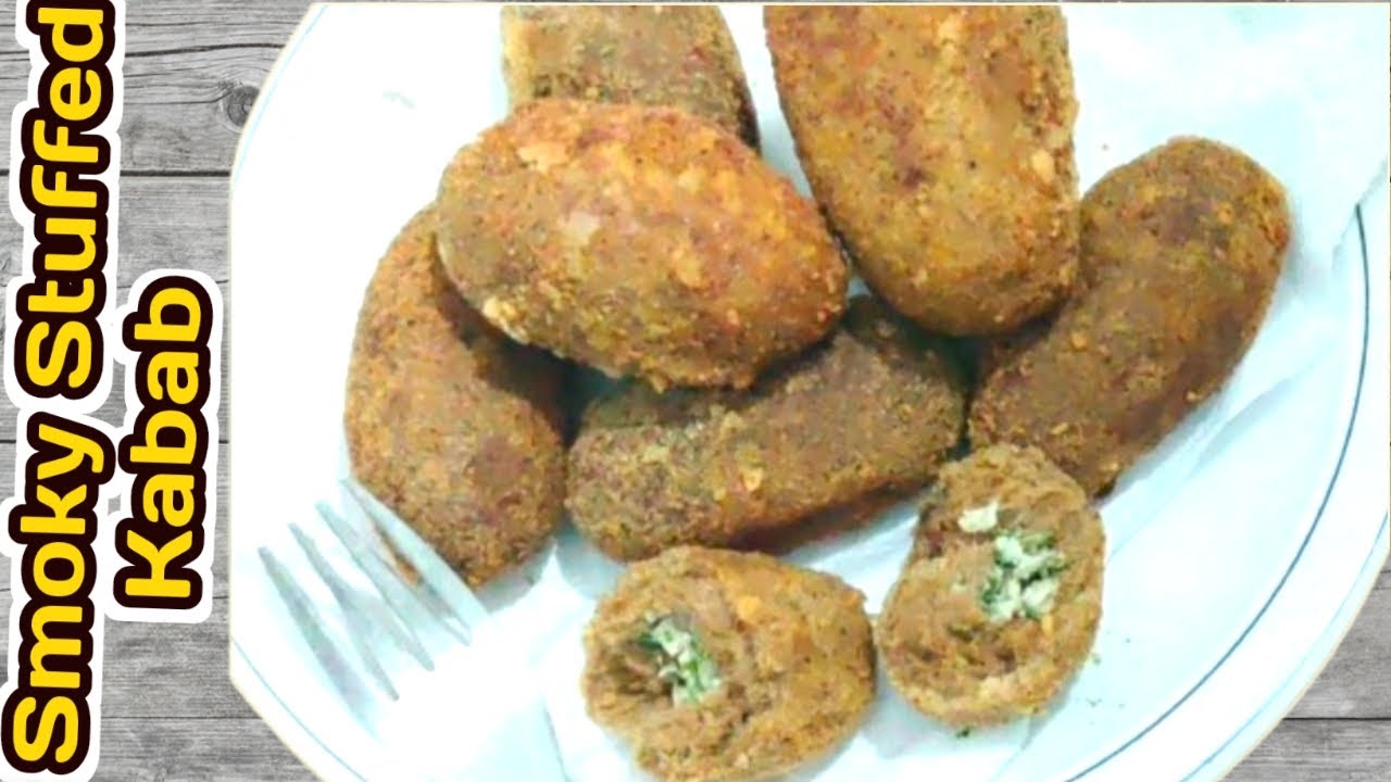 Smoky Kabab Recipe || Stuffed Kebab Recipe @YummyTraditional100 - YouTube