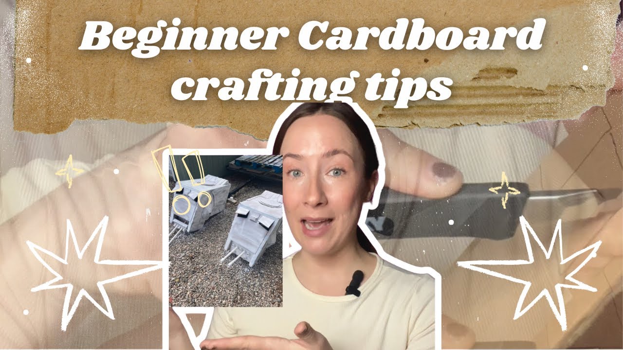 Beginner Cardboard Crafting 101 - YouTube