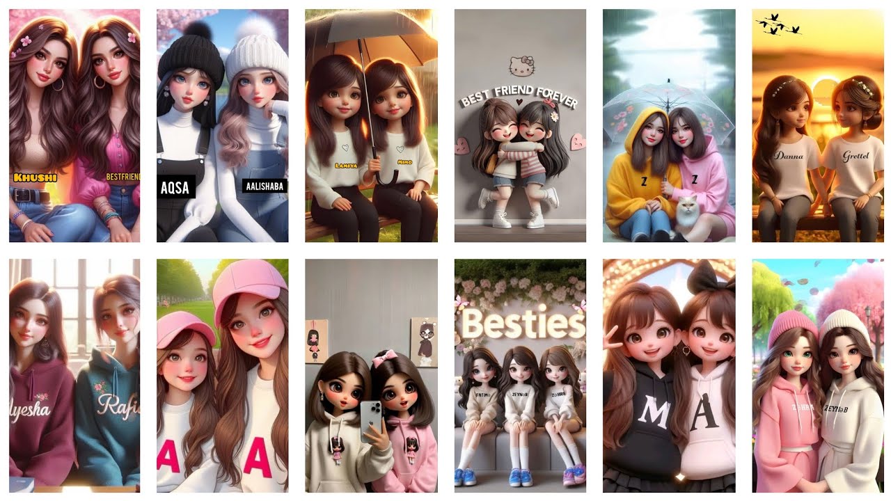 ️40+ Cartoon girl Dp pic || anime👻 images || Best friend🎯🌸 Dp ideas ...