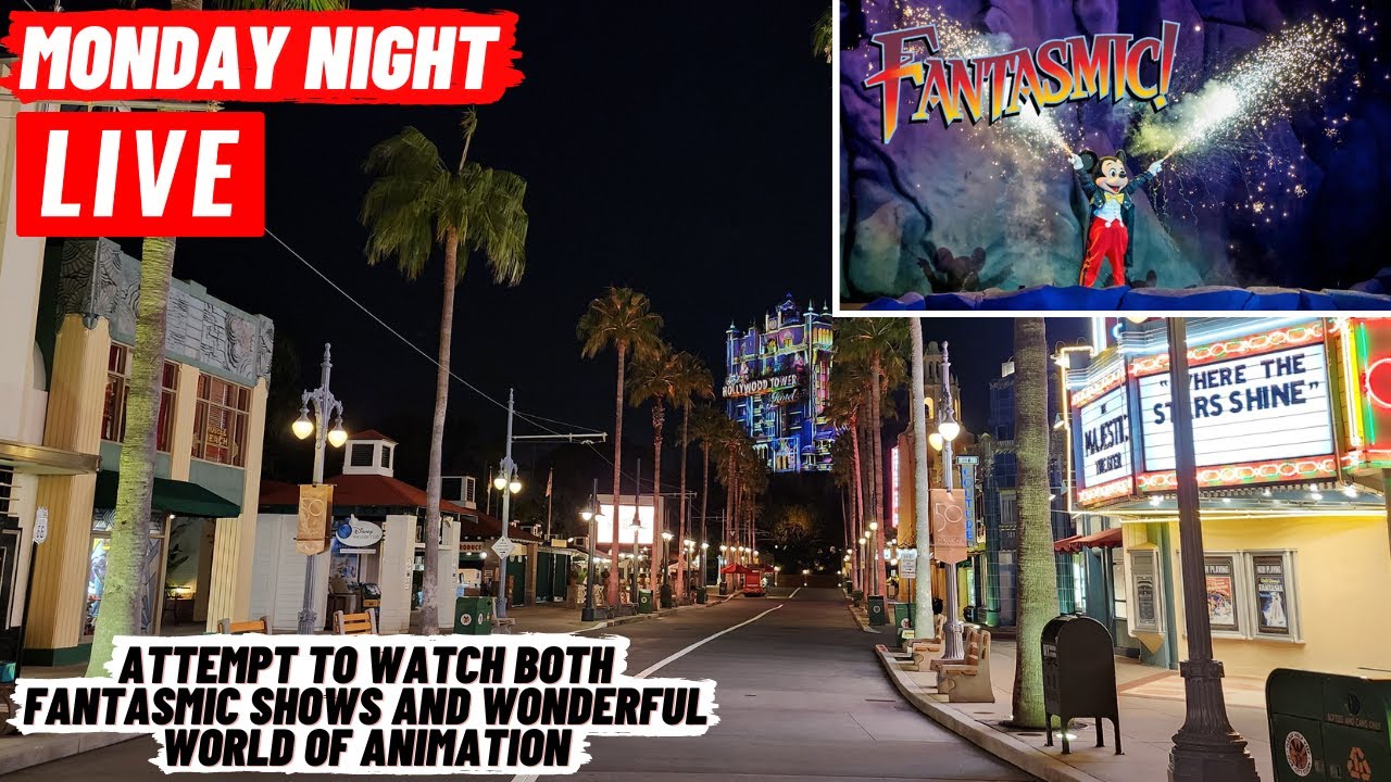 🔴Live: Fantasmic Monday at Disney's Hollywood Studios and watch ...