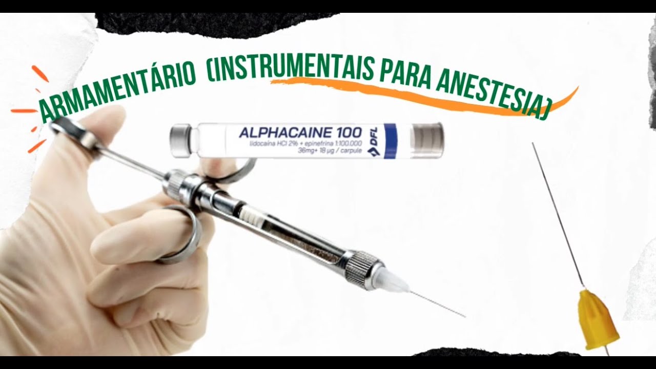 Todos Instrumentais para Anestesia Local (Armamentário Anestésico ...