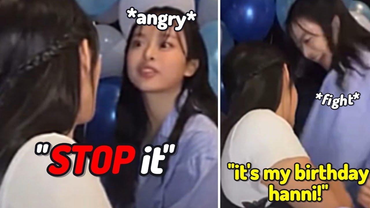 NewJeans Minji & Hanni ARGUE First Live Back! (Minji Birthday Live ...