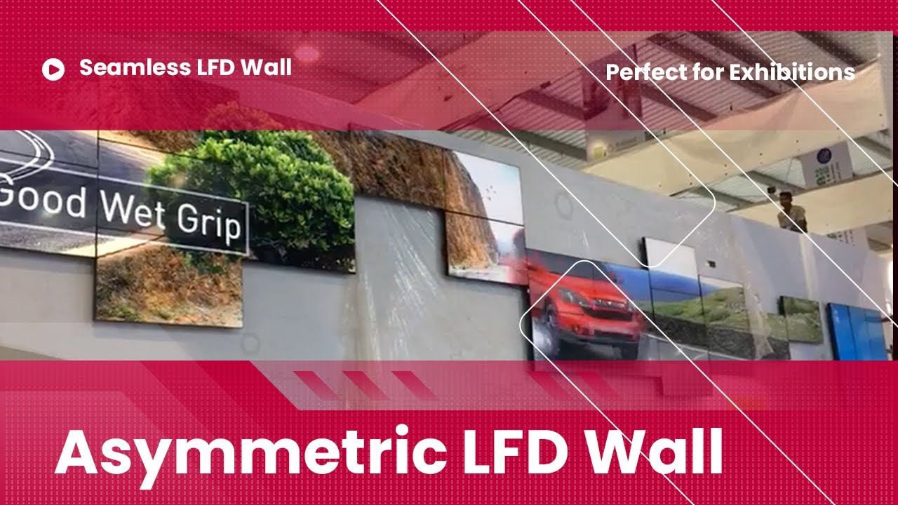 🌟Seamless LFD Wall | LFD Videowall | Asymmetric LFD Videowall | LFD ...