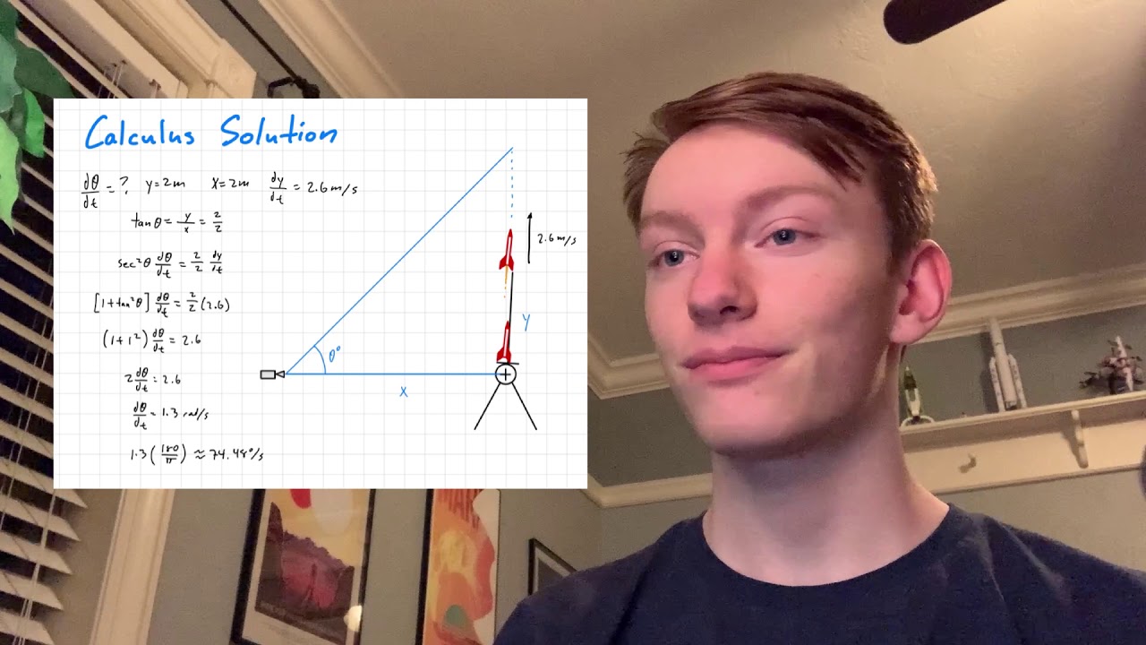 Related Rates Project - Model Rocketry - YouTube