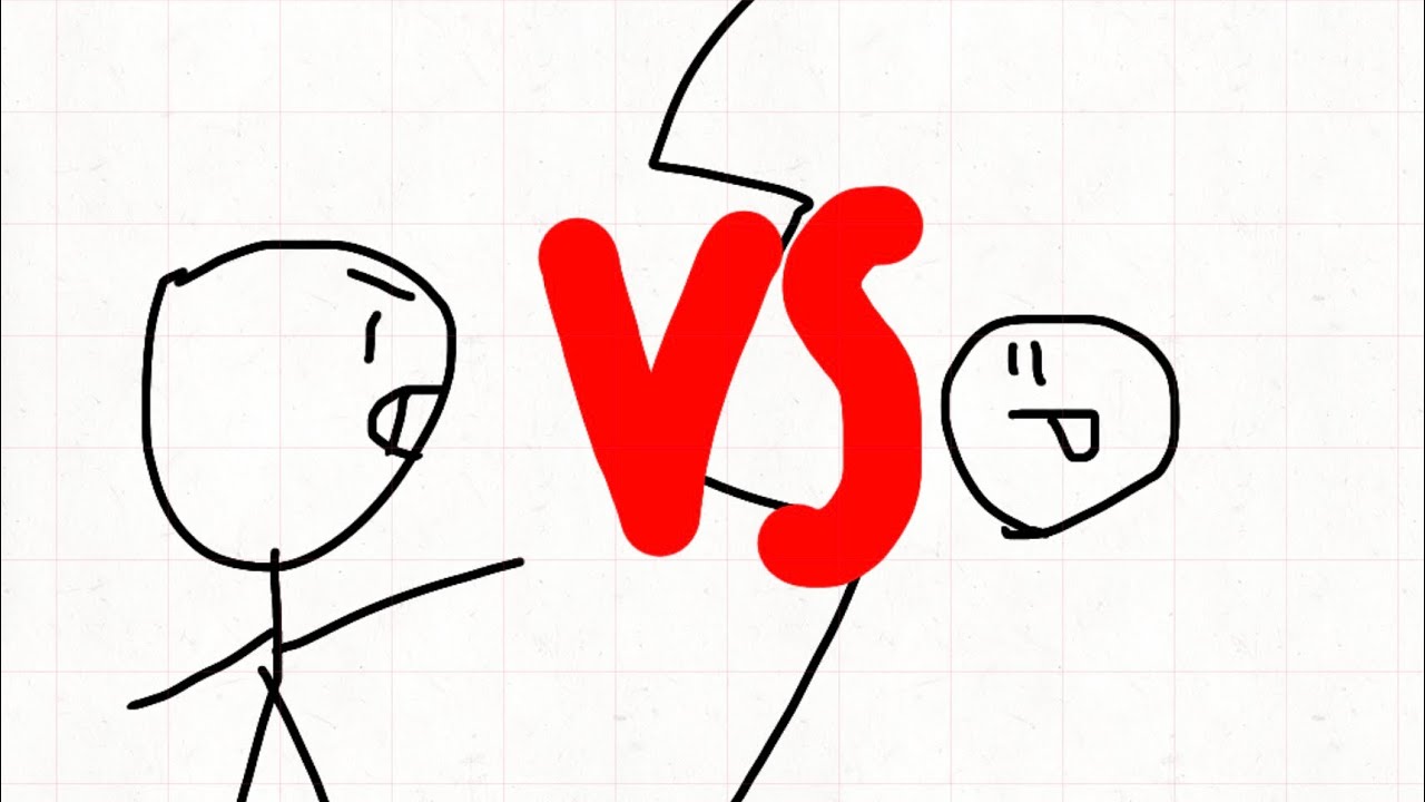 Stickman VS. Derpy face! - YouTube