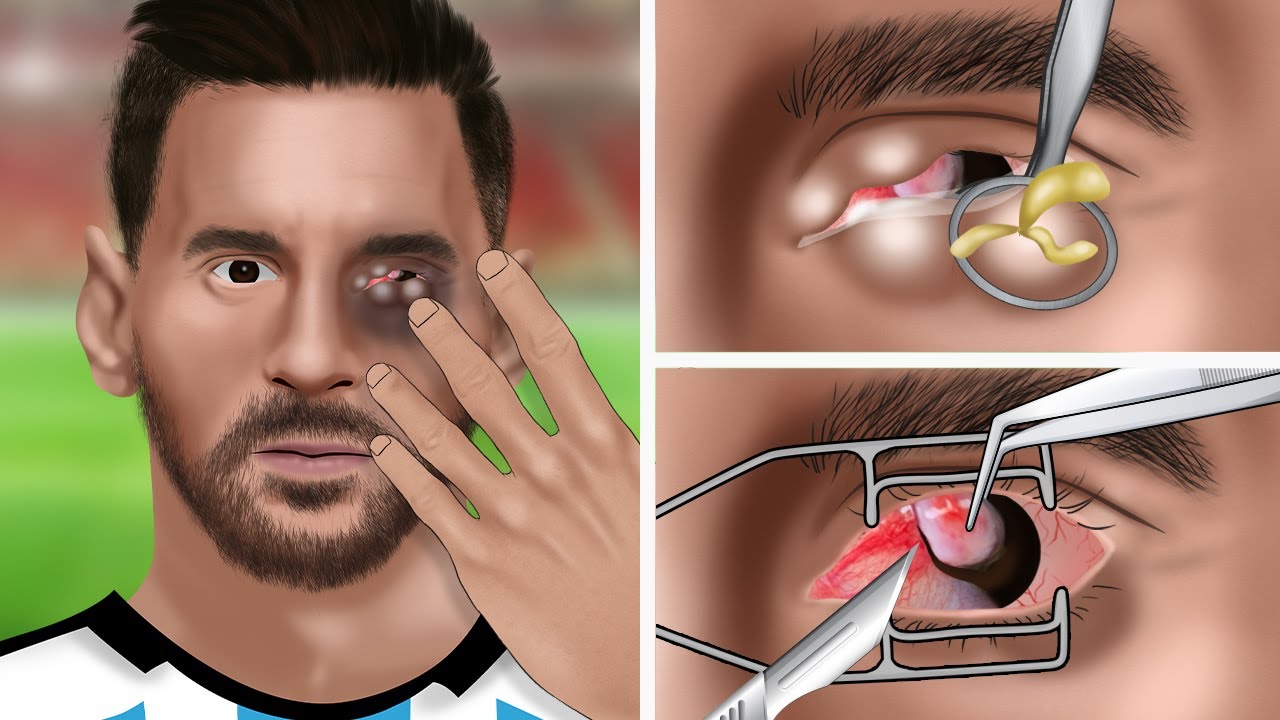 [ASMR Animation] The best treatment and remove eye bags, pink eye ...
